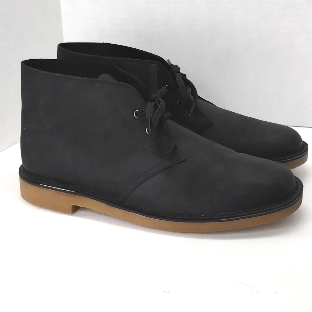 Clarks Bushacre 3 Black Chukka Boots Mens Sz 11 - Gem